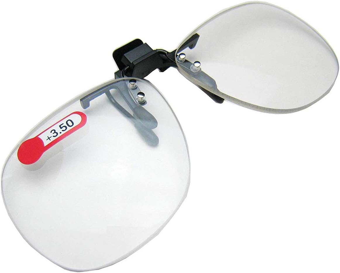 Daiso Japan Optical Clip-On Flip-Up Magnifying Reading Glasses +3.50 ...
