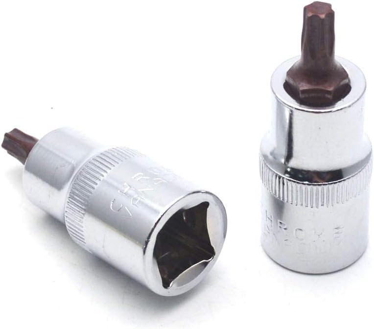 Antrader 2-Pack Vehicle T35 Torx Head Screwdriver 1/2" Square Drive Socket Kit - - Amazon.com