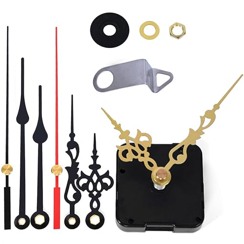 EMOON Clock Movement Mechanism Kit with 3 Pack Hands, Silent Sweep ...