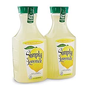 Amazon.com : Simply Lemonade Twin Pack - 2/1.75 Liter Bottles : Soft ...
