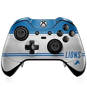 Amazon.com: Skinit Detroit Lions White Striped Xbox One Elite ...