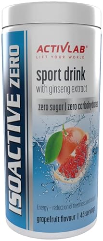 Activlab Isoactive Zero Sport Drink, 225G, 45 Servings X 5G Isotonic ...