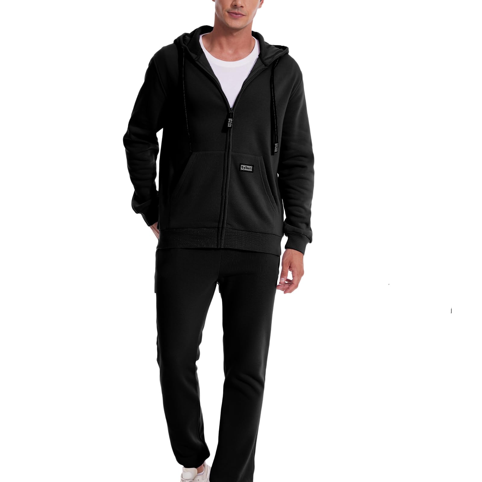 Eylhot Men's Tracksuits Sweatsuits for Men Hooded Athletic Track Sweat ...