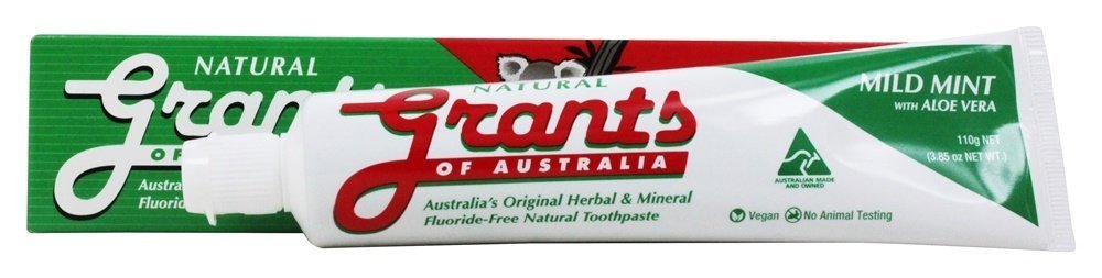 Amazon.com : Grants of Australia - Natural Toothpaste Mild Mint with ...