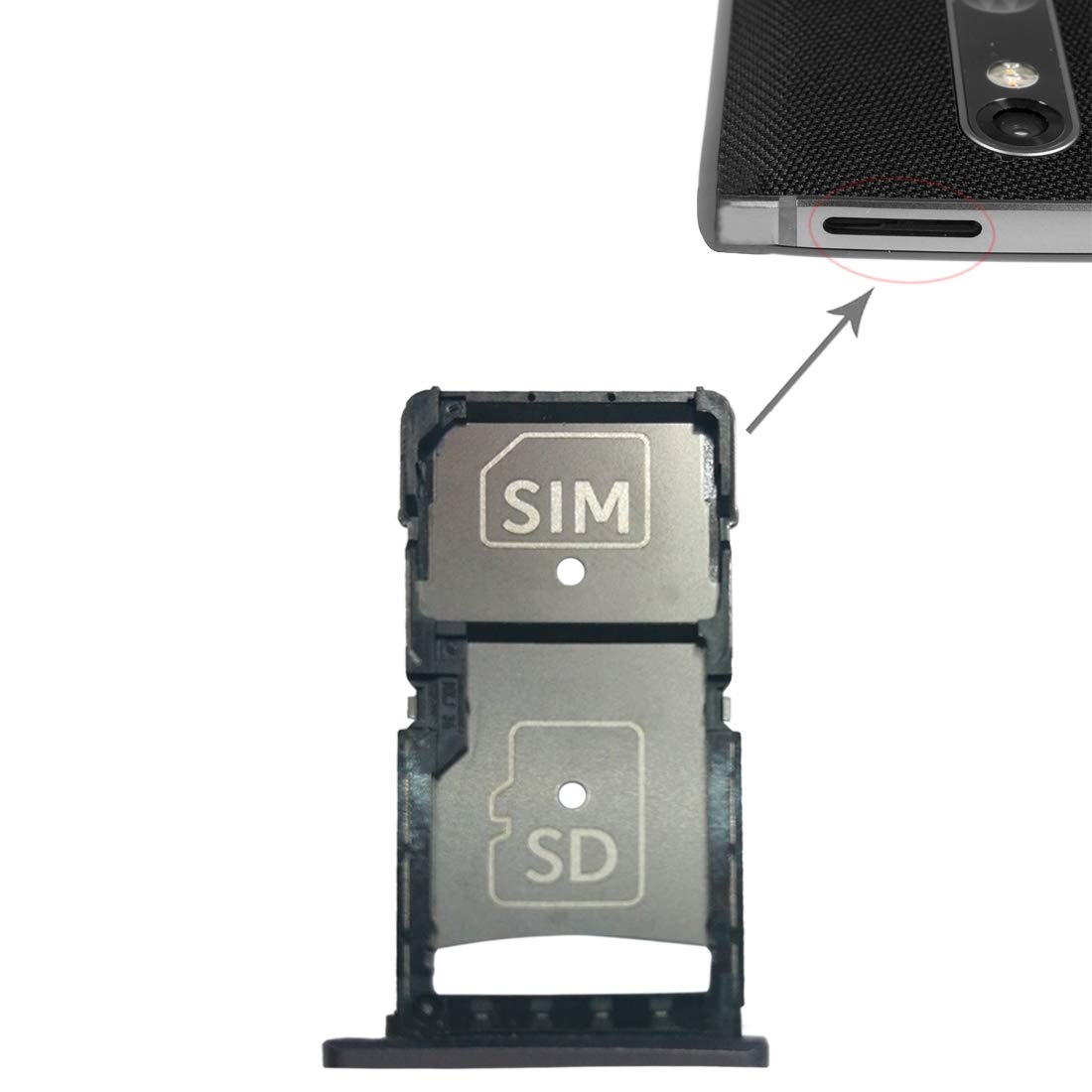 Mobile Phone Replacement Parts SIM Card Tray + Micro SD: Amazon.in ...