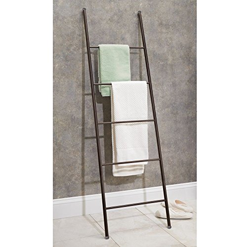 Towel Storage Ladder Shelf at Clayton Cooper blog