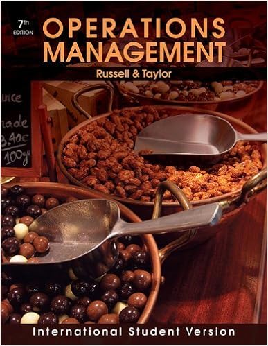 Solution Manual for Operations Management: Creating Value Along the ...