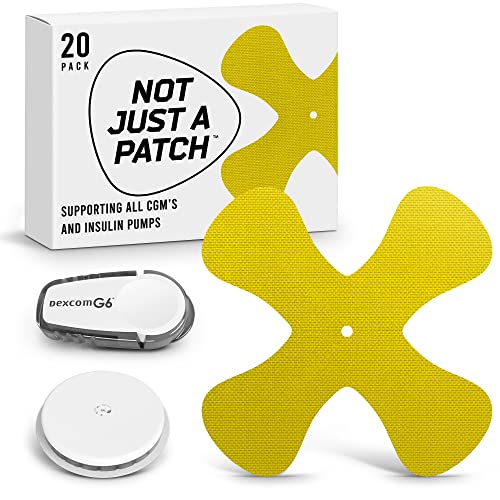 Not Just A Patch X-Patch CGM Sensor Patches (20 Pack) - Water Resistant ...