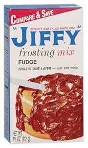 Amazon.com : Jiffy Fudge Frosting Mix 7.5oz Box (Pack of 12) : Grocery ...