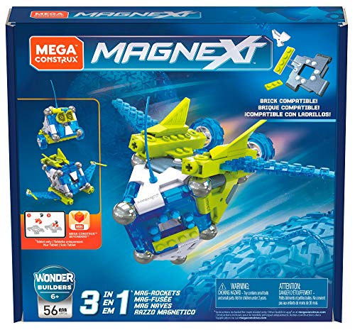 Mega Construx Magnext 3-in-1 Mag-Racers Construction Set with Magnets ...