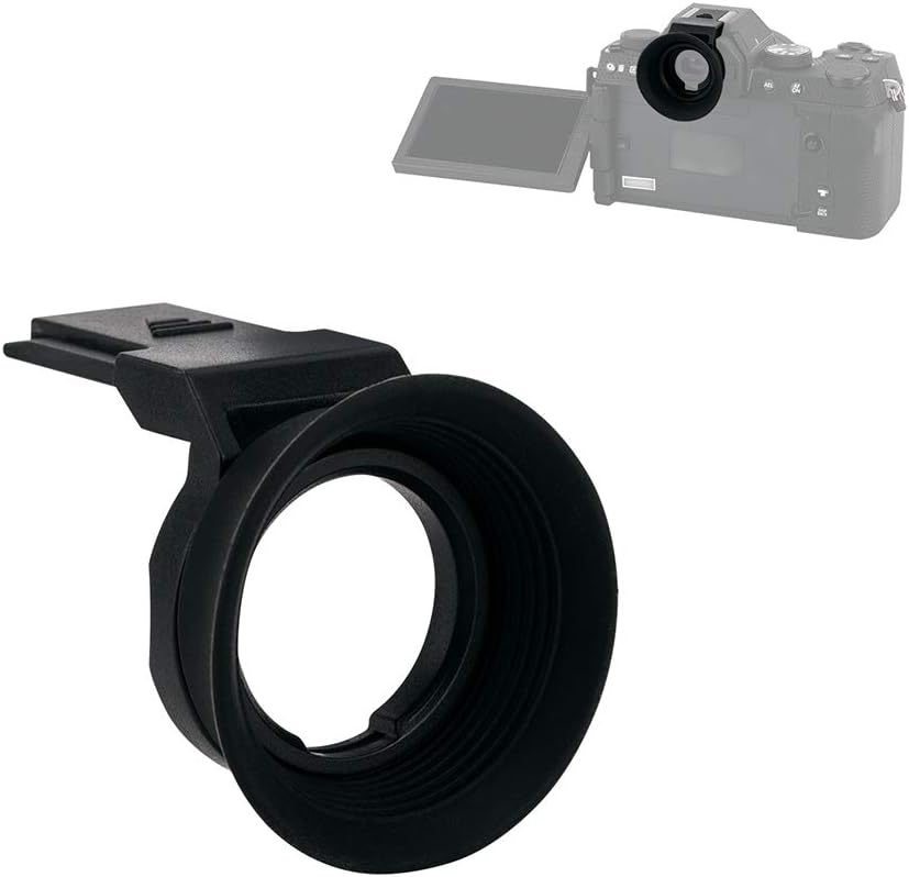 Kiwifotos Eyecup Eyepiece for Fujifilm Fuji X-S10 X-T200 Viewfinder (Hot Shoe Mount Installation ...