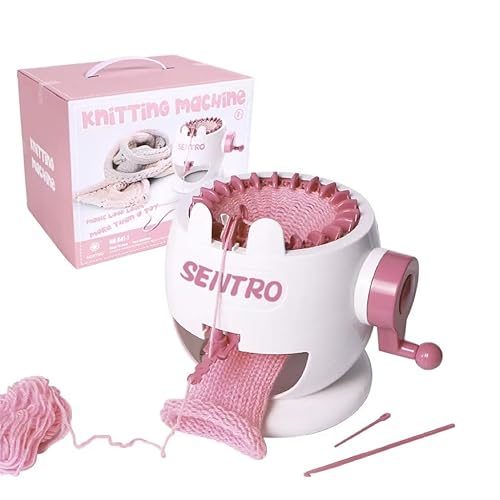 Umootek Sentro Knitting Machine, Knitting Board Rotating Double Loom ...