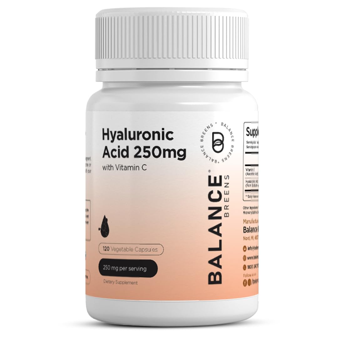 Mua Pure Hyaluronic Acid Supplements 250mg with Vitamin C 50mg - 120 ...