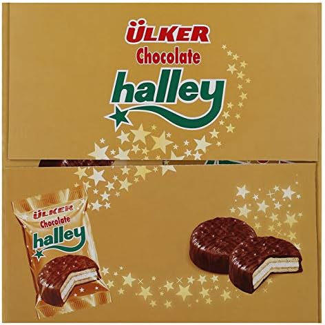 Ulker Halley Marshmallow Milk Chocolate Coated Sandwich Biscuits, 30 gm ...