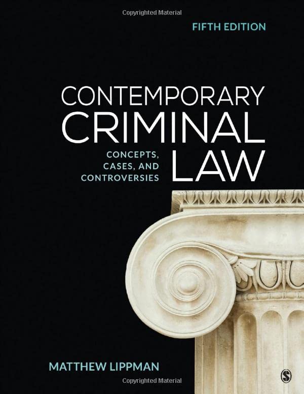 Amazon.com: Contemporary Criminal Law: Concepts, Cases, and ...