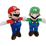 Amazon.com: Nintendo Mario and Luigi 2 Plush Large Doll Set (Original ...