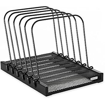 Amazon.com: Fellowes Step File Junior Wire Organizer Rack, 6 Sections ...