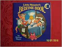By Mercer Mayer - Little Monster's Bedtime Book (1978-07-16) [Paperback ...