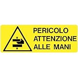 20 PITTOGRAMMI ADESIVI ISO 11684 SEGNALETICA DI PERICOLO PER LA MESSA ...