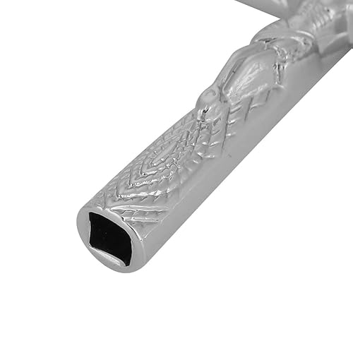 Mens Drum Necklace Drum Key Necklace - 6mm Steel Tuning Wrench With 27. ...