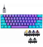 Amazon.com: GTSP Gk61 SK61 60% Mechanical Keyboard, Custom Hot ...