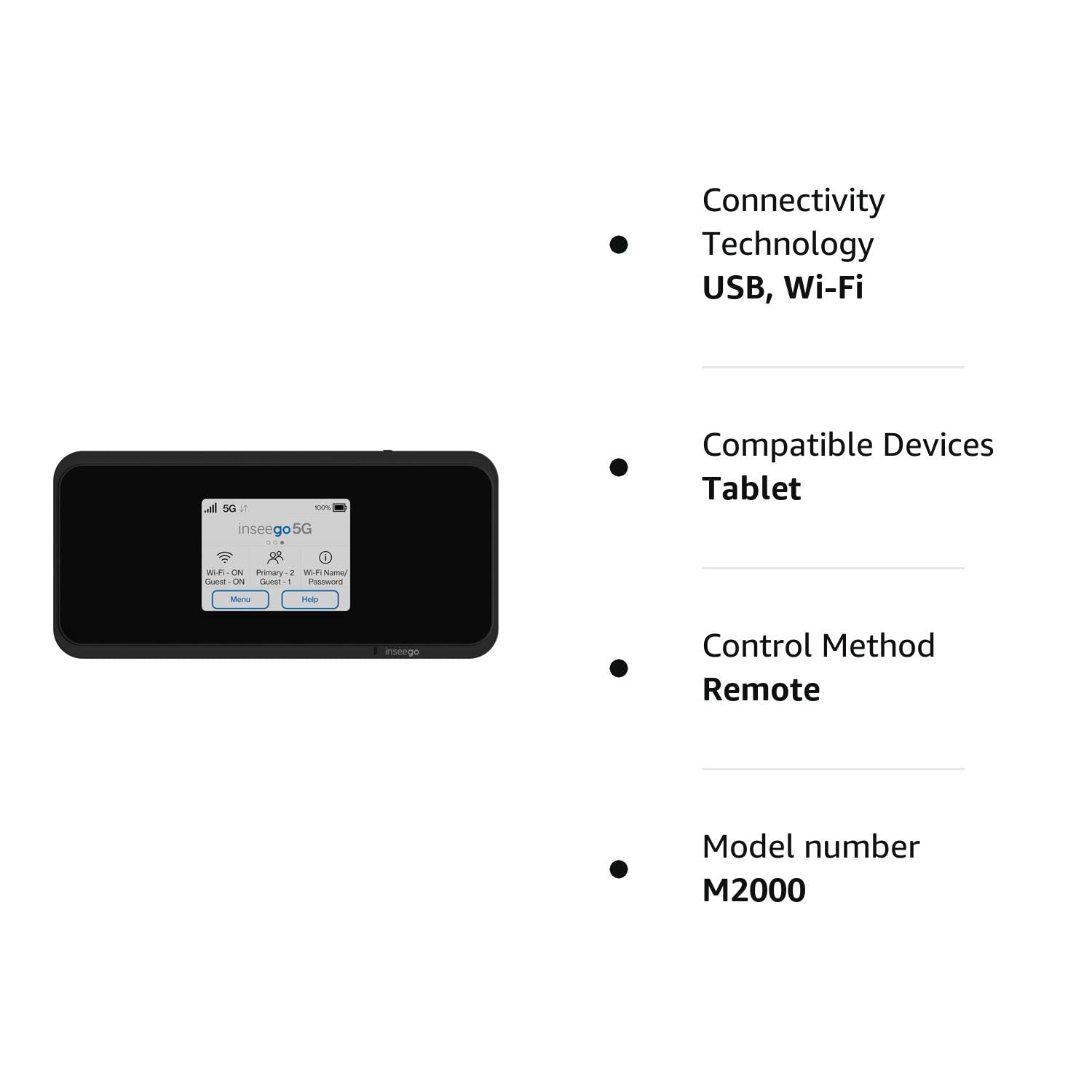 Mua Inseego MiFi M2000 5G and 4G LTE Hotspot T-Mobile | All Day Battery ...