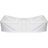 MYAYD Women's Double side Petticoat Pannier Hoop Crinoline Cotton Oval ...