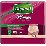 Buy Depend FIT-FLEX Incontinence Underwear for Women, Maximum ...