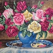 Schipper 609130350 - Malen nach Zahlen - Rosen für Dich, 40x50cm: Amazon.de: Spielzeug