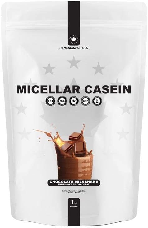 Canadian Protein Micellar Casein 25.5g of Protein | 1 kg of Chocolate ...