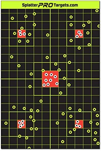 12x18 Splatter Targets. Shots Burst with a Bright Splatter Upon Impact ...