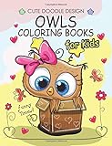 Owl Kids Coloring Book +Fun Facts to Read about The Little Owls Night ...