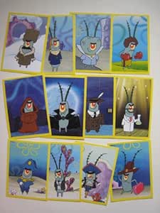 Amazon.com: Panini SPONGEBOB SQUAREPANTS Platon 12 Special Stickers ...