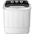 Amazon.com: Clothes Washing Machines,SAFEPLUS Compact Mini Twin Tub ...