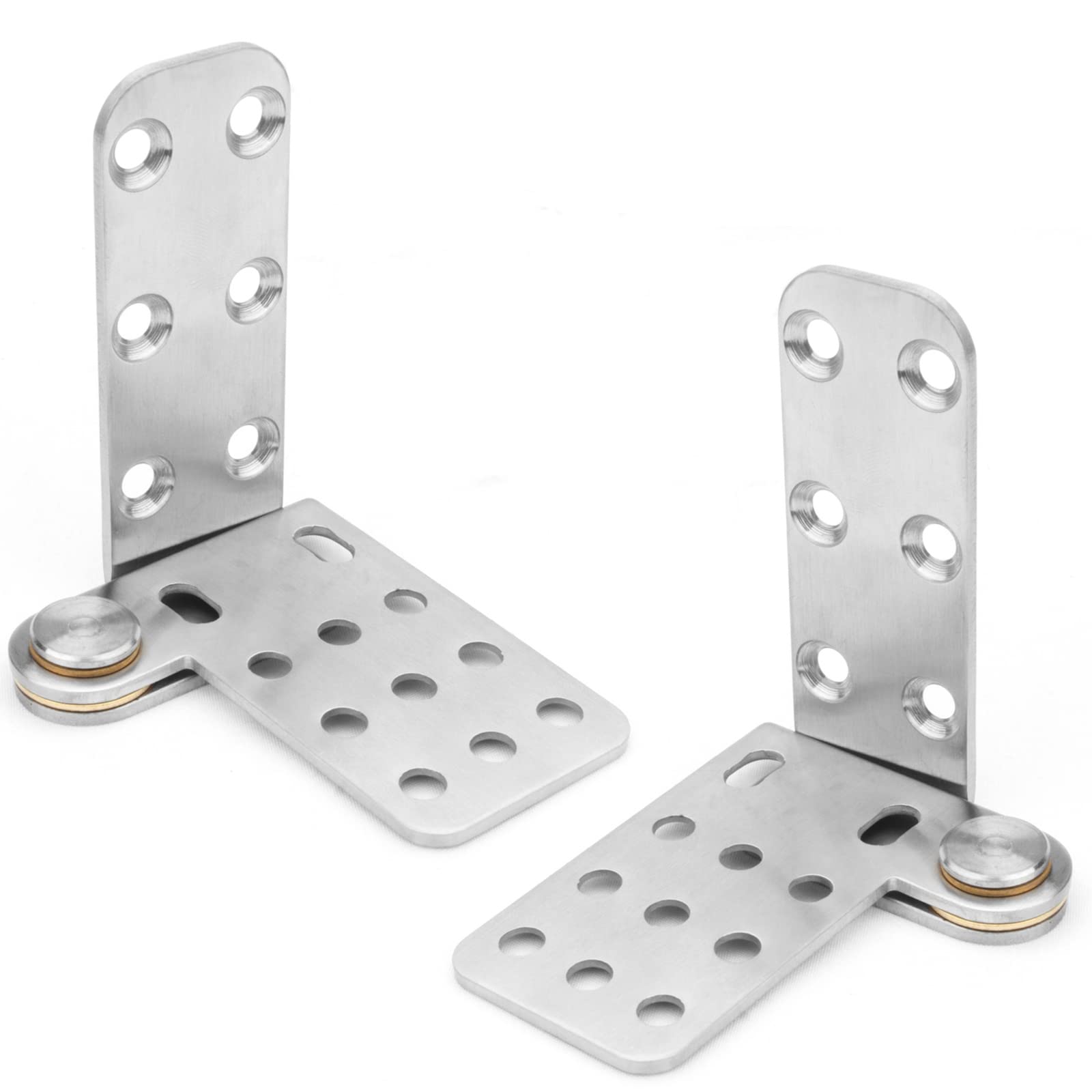 Mua 4Pcs Door Pivot Hinges for Wood Doors, 180 Degree Shaft Stainless ...