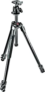 Amazon.com : Manfrotto 290 Xtra Aluminum 3-Section Tripod Kit with Ball ...