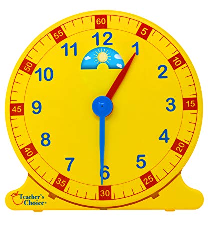 Learn How To Tell Time Teaching Clock Large 12 