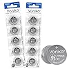 Voniko 3 Volt CR2025 Battery 10 Pack – CR 2025 Button Cell Battery – 2025 Lithium Coin Batteries ...