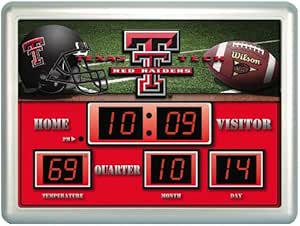 Amazon.com : Texas Tech Red Raiders Scoreboard : Basketball Scoreboards ...