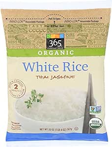 365 Everyday Value, Organic White Rice, Thai Jasmine, 20 oz, (Frozen ...