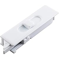 Brixwell 85-819WA-XCP2 Silver Line Snap-In Tilt Latch 2-21/32" Left and ...