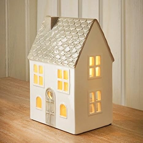 New pretty Ceramic House Table Lamp perfect stylish addition to your ...
