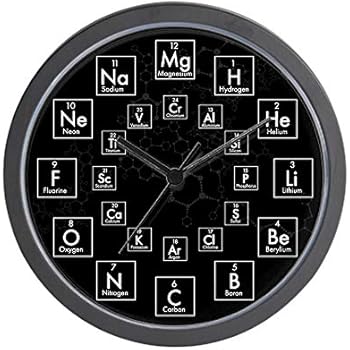Amazon.com: Science Clock Vinyl Record - Chemistry Decor - Chemical ...