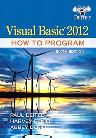 Visual Basic 2012 How to Program 6, Paul Deitel, Harvey Deitel, eBook ...