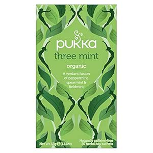 Amazon.com : Pukka Three Mint Tea Organic Peppermint Spearmint and ...