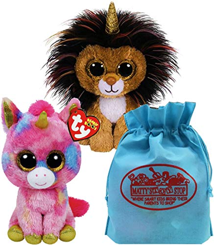 Ty Beanie Boos Golden Unicorns Ramsey & Fantasia Gift Set Bundle with ...
