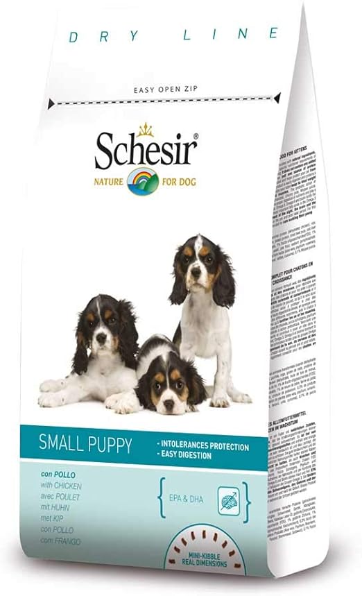 Schesir Cane Small Puppy Pollo Gr 800: Amazon.it: Prodotti per animali domestici