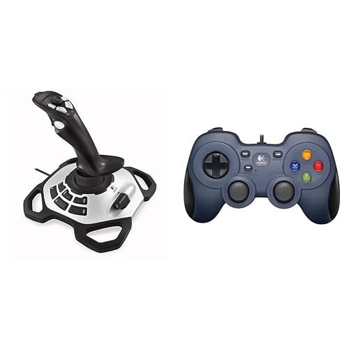 Logitech G Extreme 3D Pro USB Joystick F310 Wired Gamepad Controller in ...