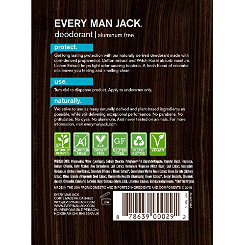 Everyman Jack Body Deodorant - Fresh Scent - 3 Oz - Want It All