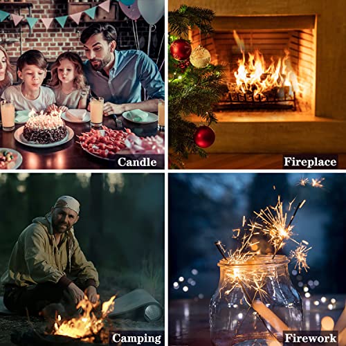 Futlidys 2 Pack Mini Torch Lighter Butane Refillable, Double Flame Butane Lighter with Visible ...